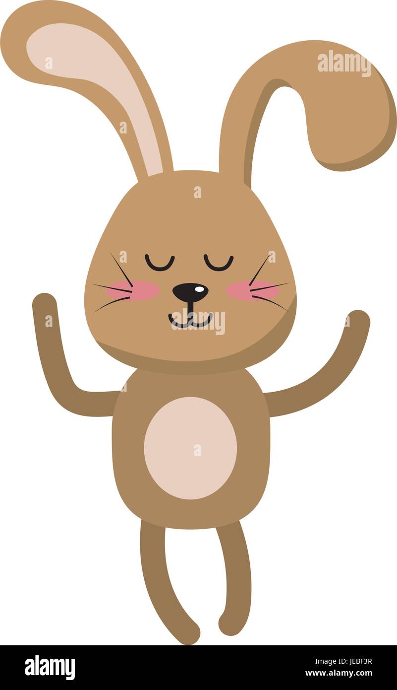 Rabbit and boy Stock Vector Images - Alamy