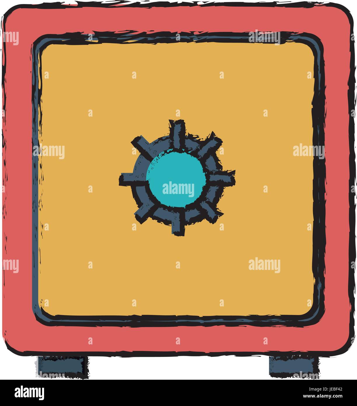 Bank vault art Stock Vector Images - Alamy