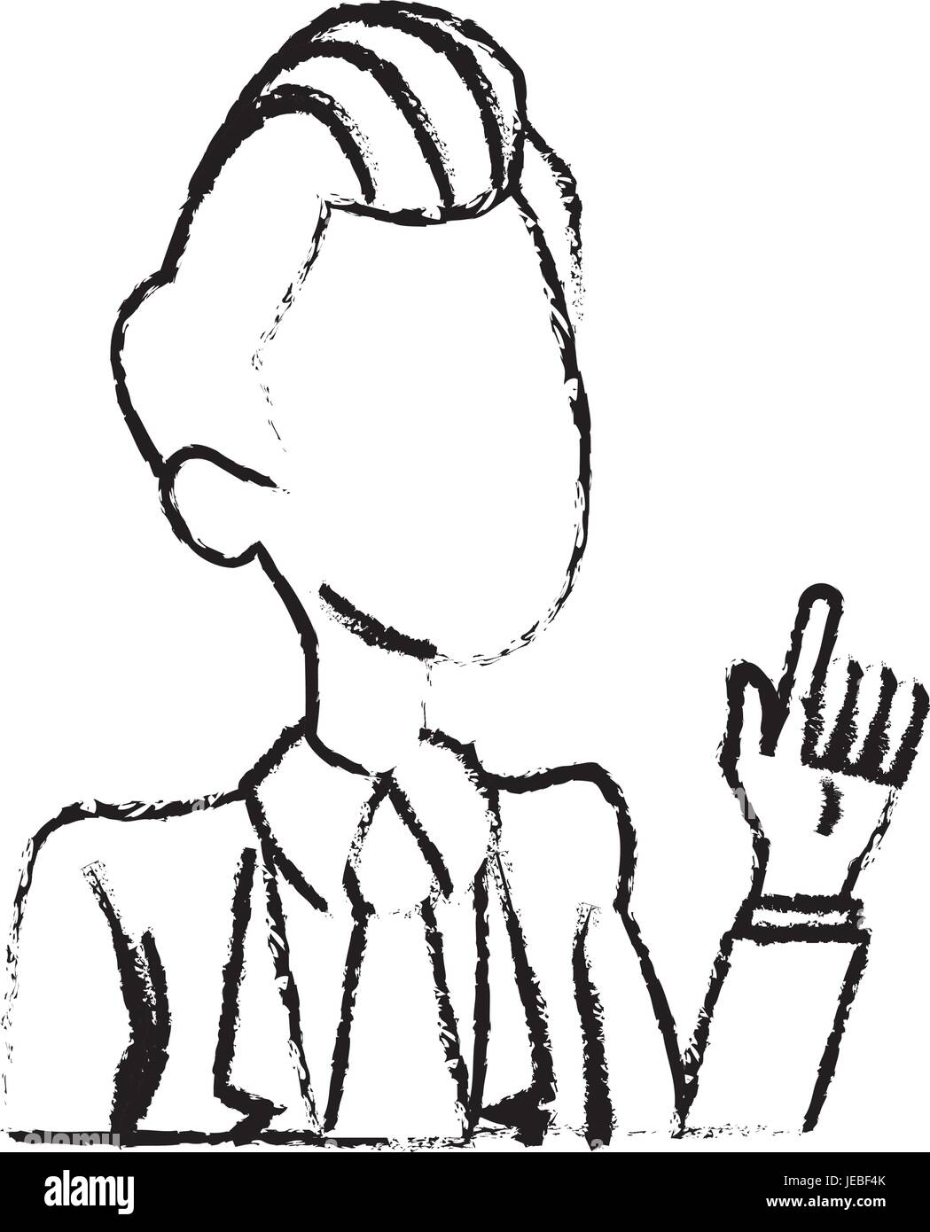 portrait male business man cartoon work people Stock Vector Image & Art ...