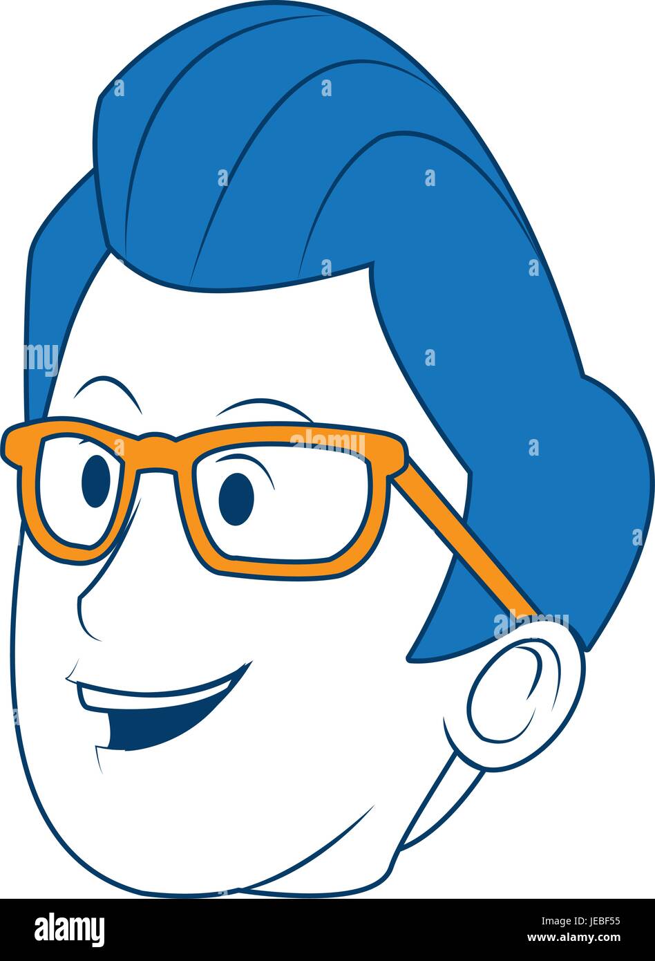 cartoon portrait head man male character Stock Vector Image & Art - Alamy