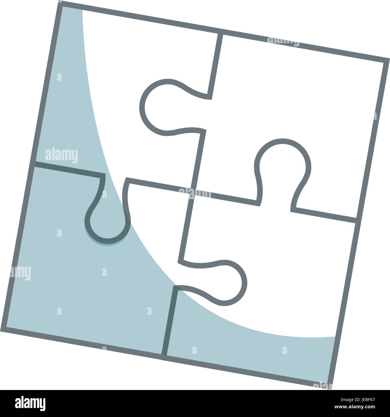 parts of paper puzzles business concept layout Stock Vector Image & Art ...