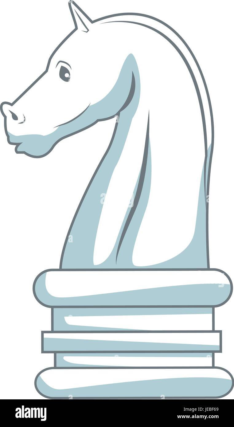 Chess knight, strategy icon suitable for info graphics, websites and ...