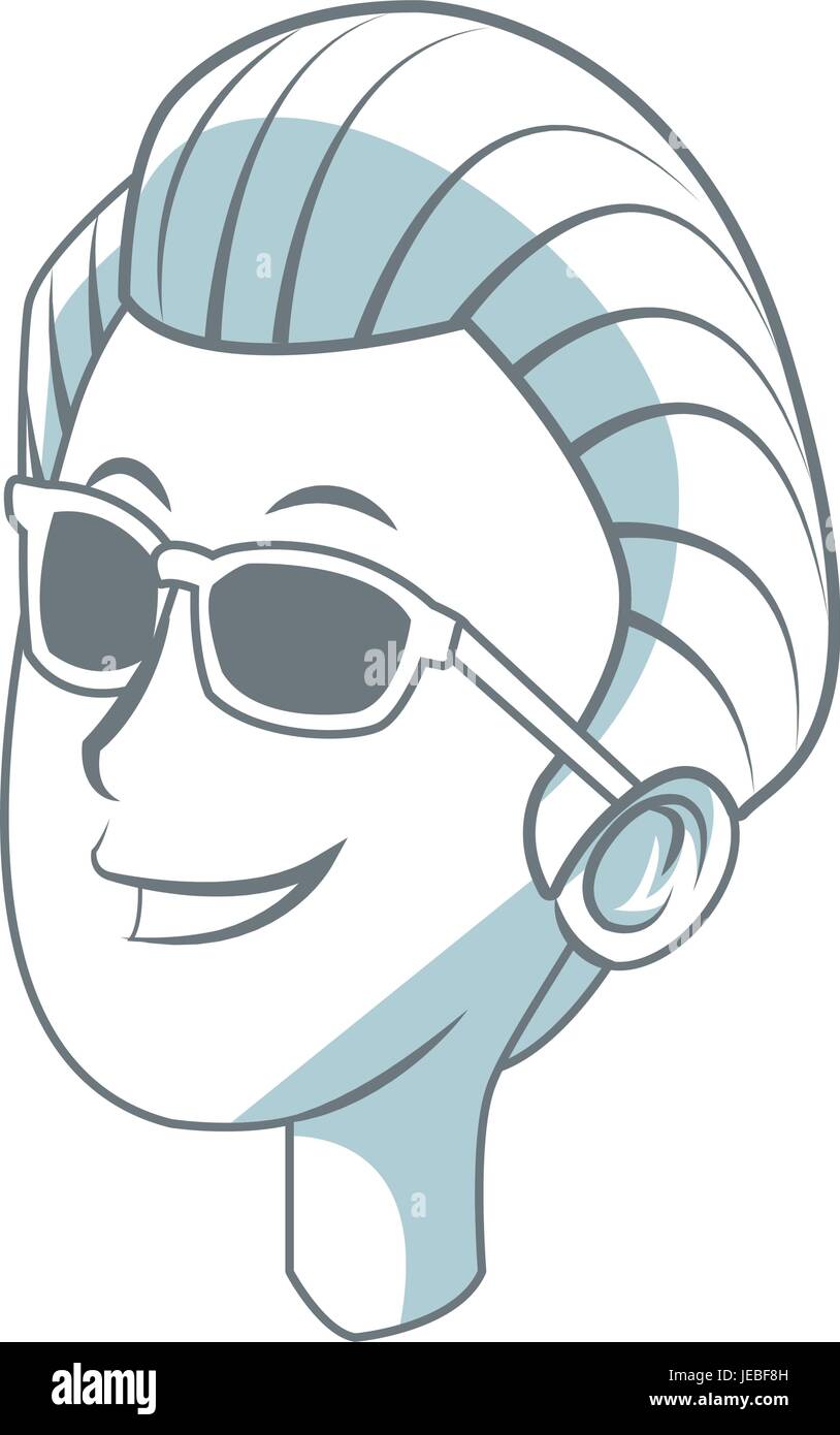 cartoon portrait head man male character Stock Vector Image & Art - Alamy