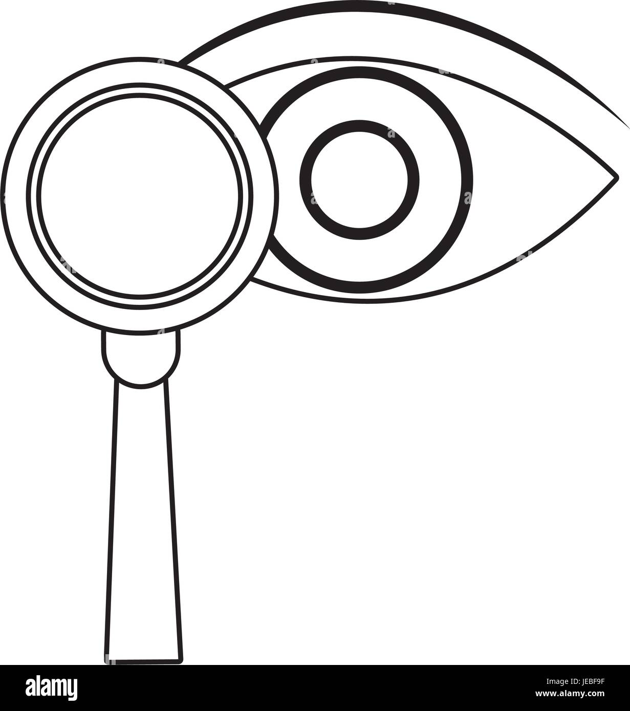 magnifying glass analysis business element icon Stock Vector Image ... magnifying glass analysis business element icon Stock Vector Image ...