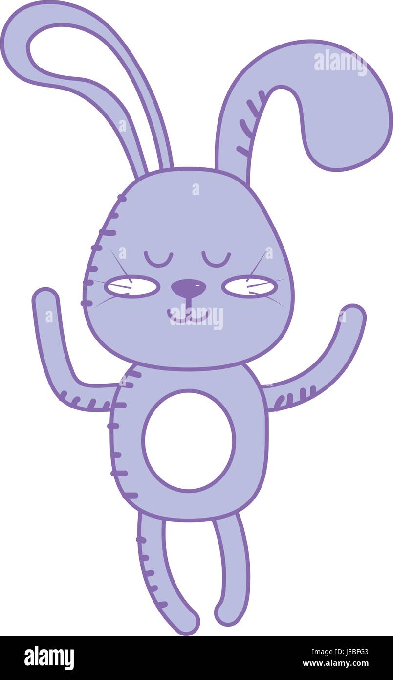 cute rabbit boy wild animal character Stock Vector Image & Art - Alamy