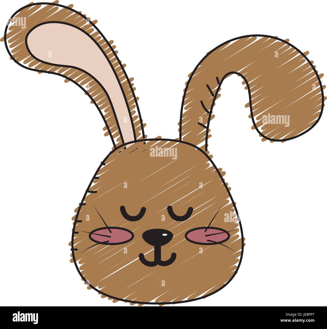 teddy rabbit boy head animal wild Stock Vector Image & Art - Alamy
