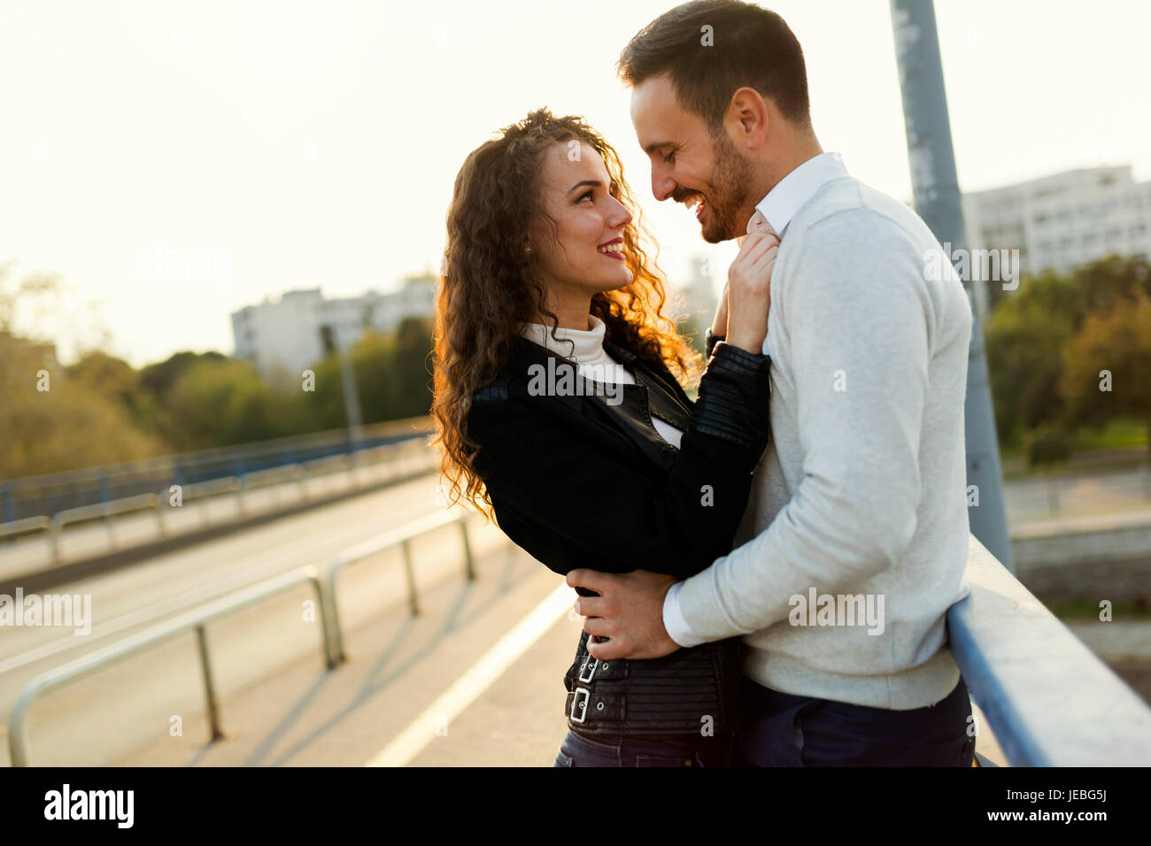 Hug woman man hi-res stock photography and images - Alamy