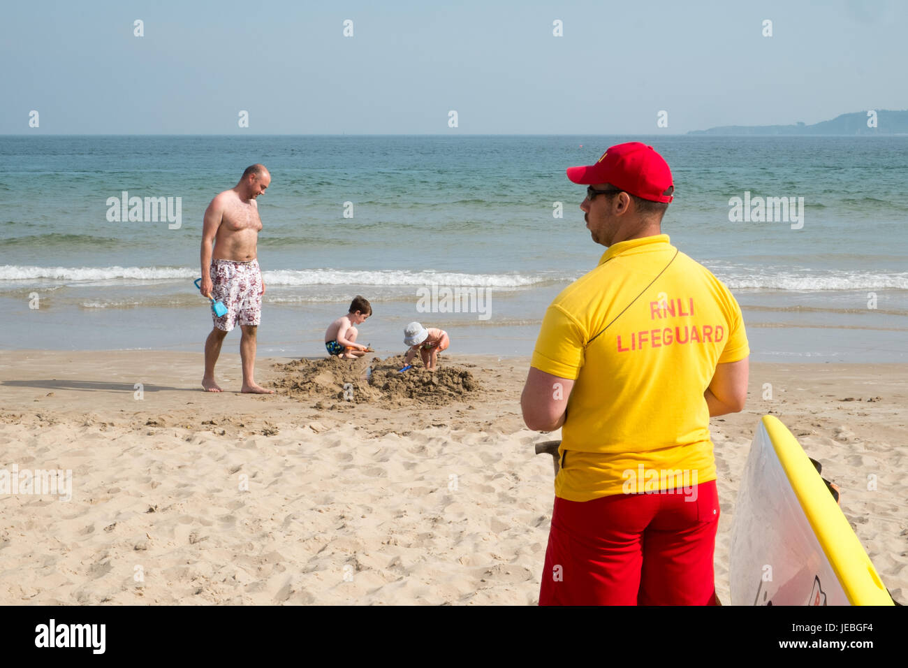 Lifeguard protected beach area hi-res stock photography and images - Alamy