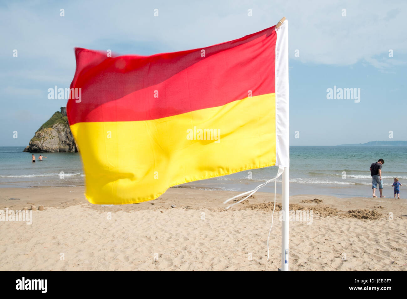 Lifeguard protected beach area hi-res stock photography and images - Alamy