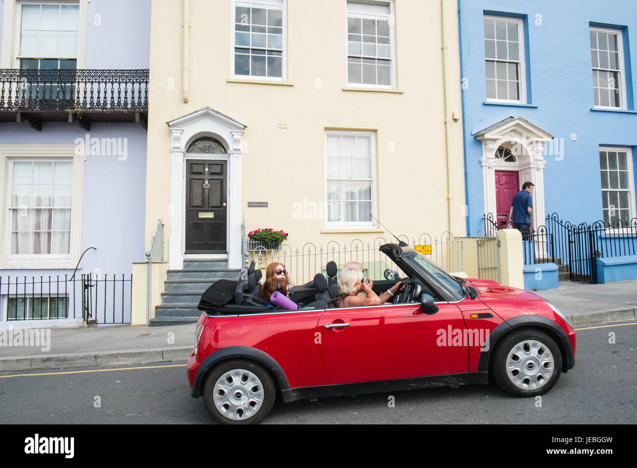 Convertible mini car hi-res stock photography and images - Alamy