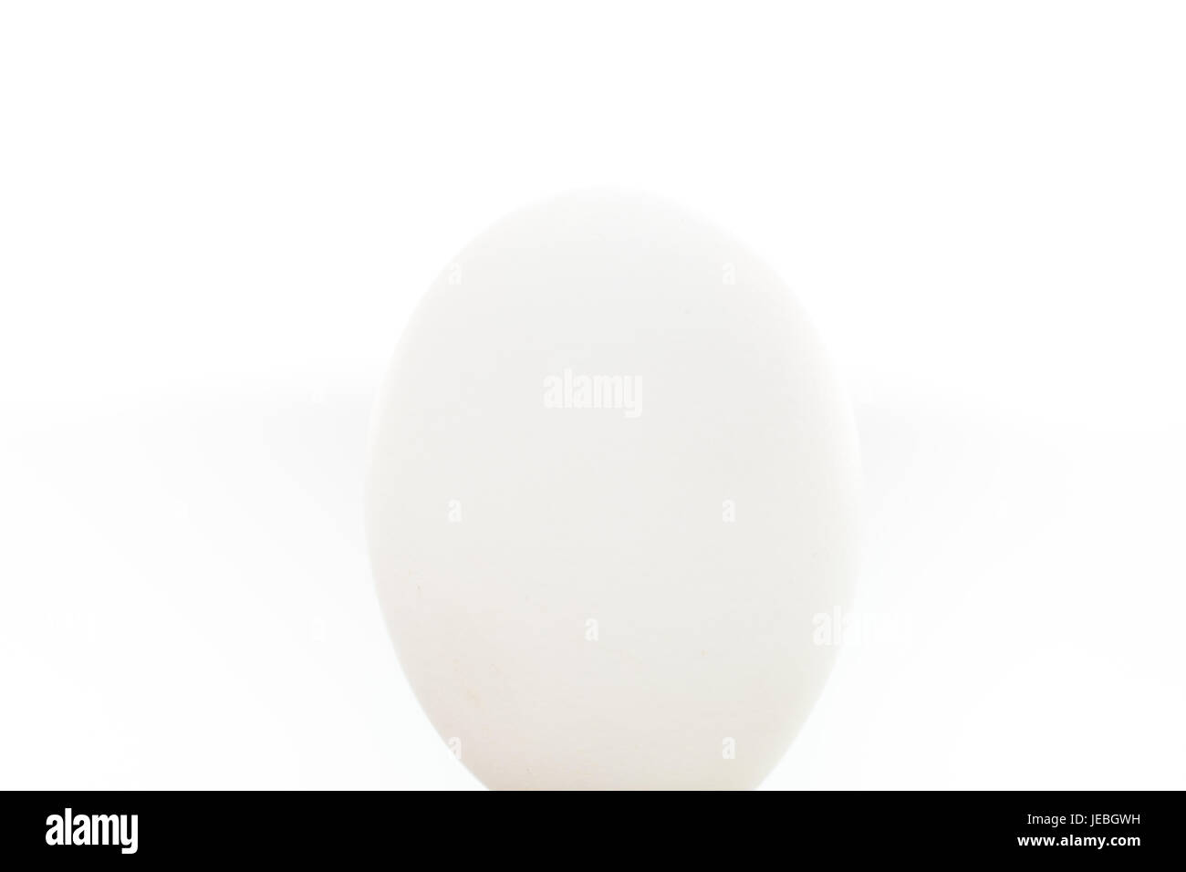 White egg isolated on white Stock Photo - Alamy