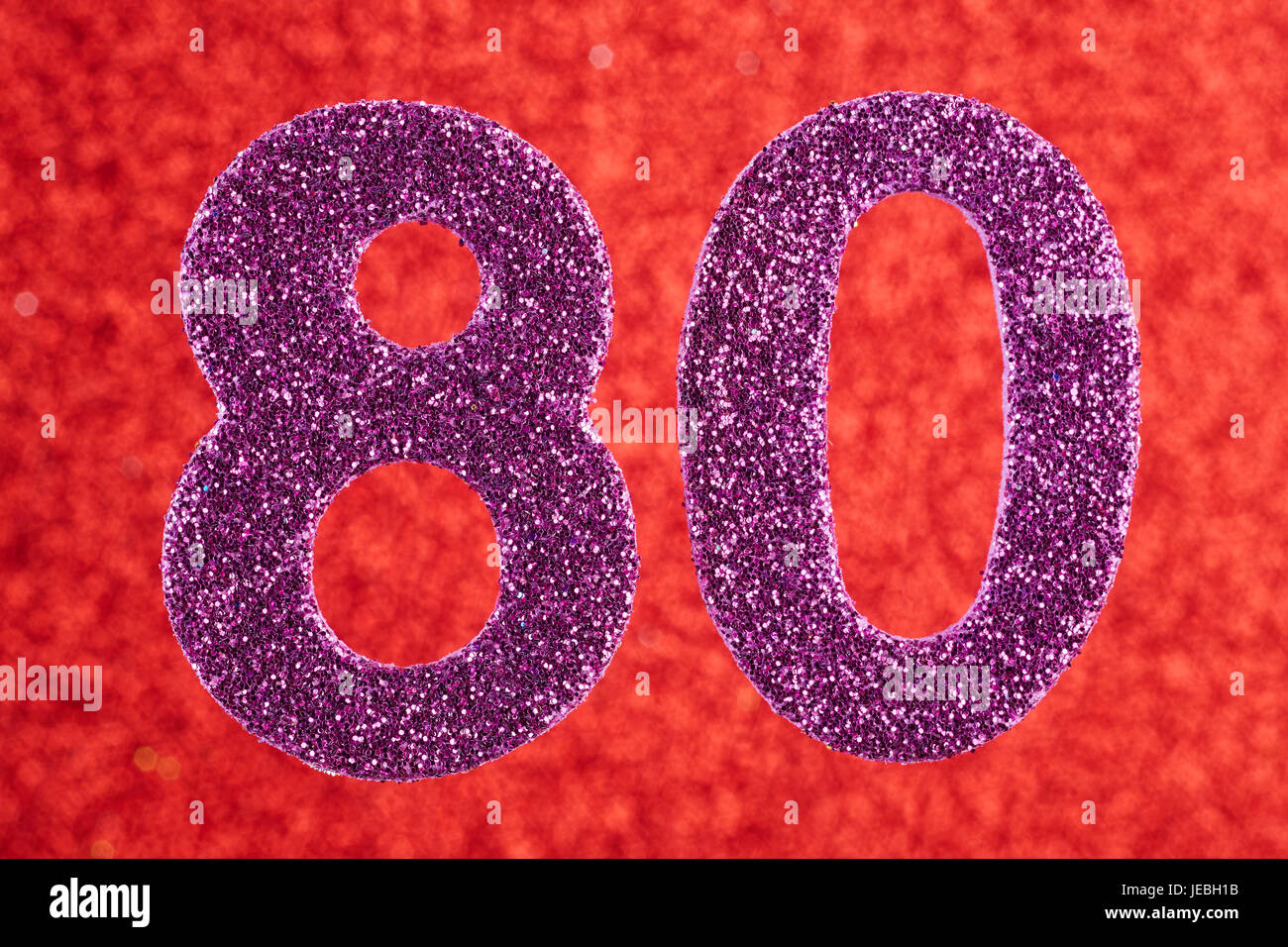 Happy Birthday Eighty 80 Year High Resolution Stock Photography and ...