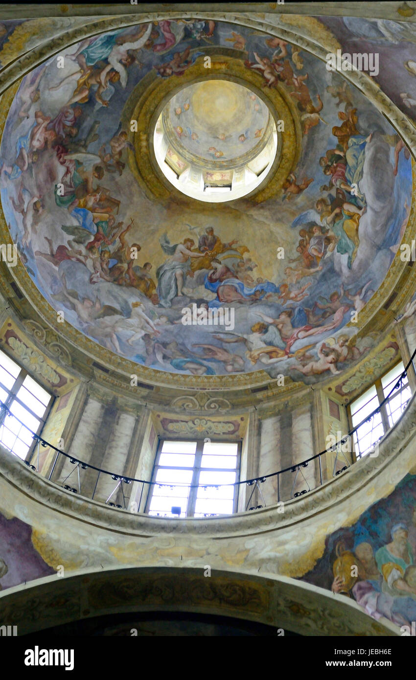 the dome, Chiesa di San Luca church, Genoa, Italy Stock Photo - Alamy