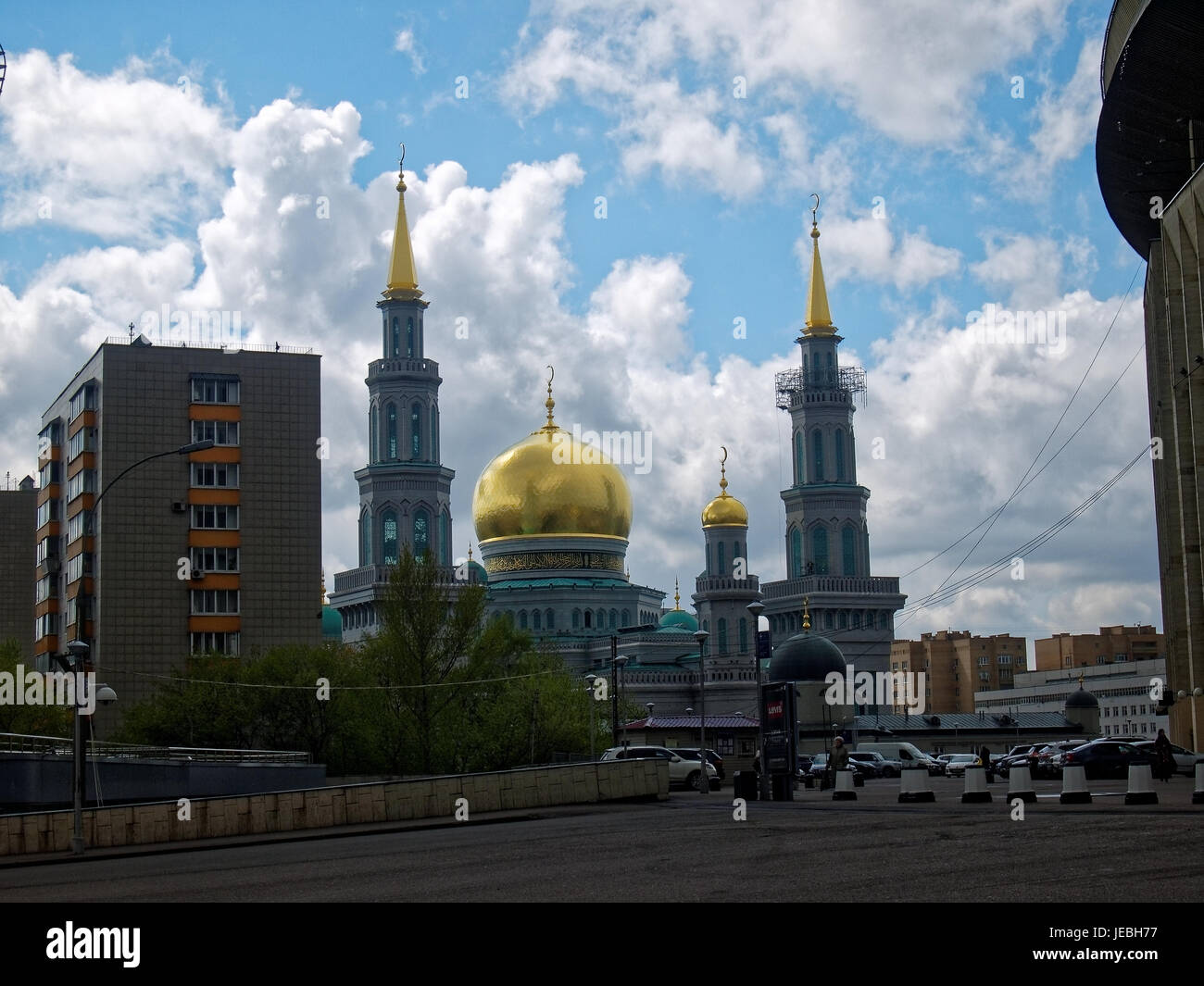 a big mosque in Moscow, Russia Stock Photo - Alamy