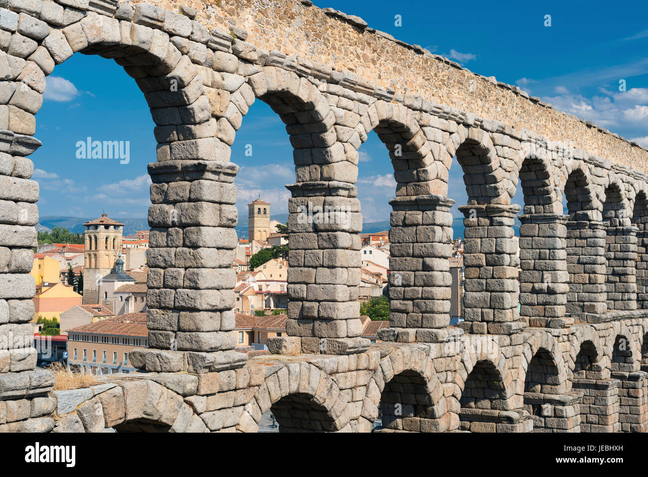 Segovia (Castilla y Leon, Spain): the Roman aqueduct, Unesco World ...