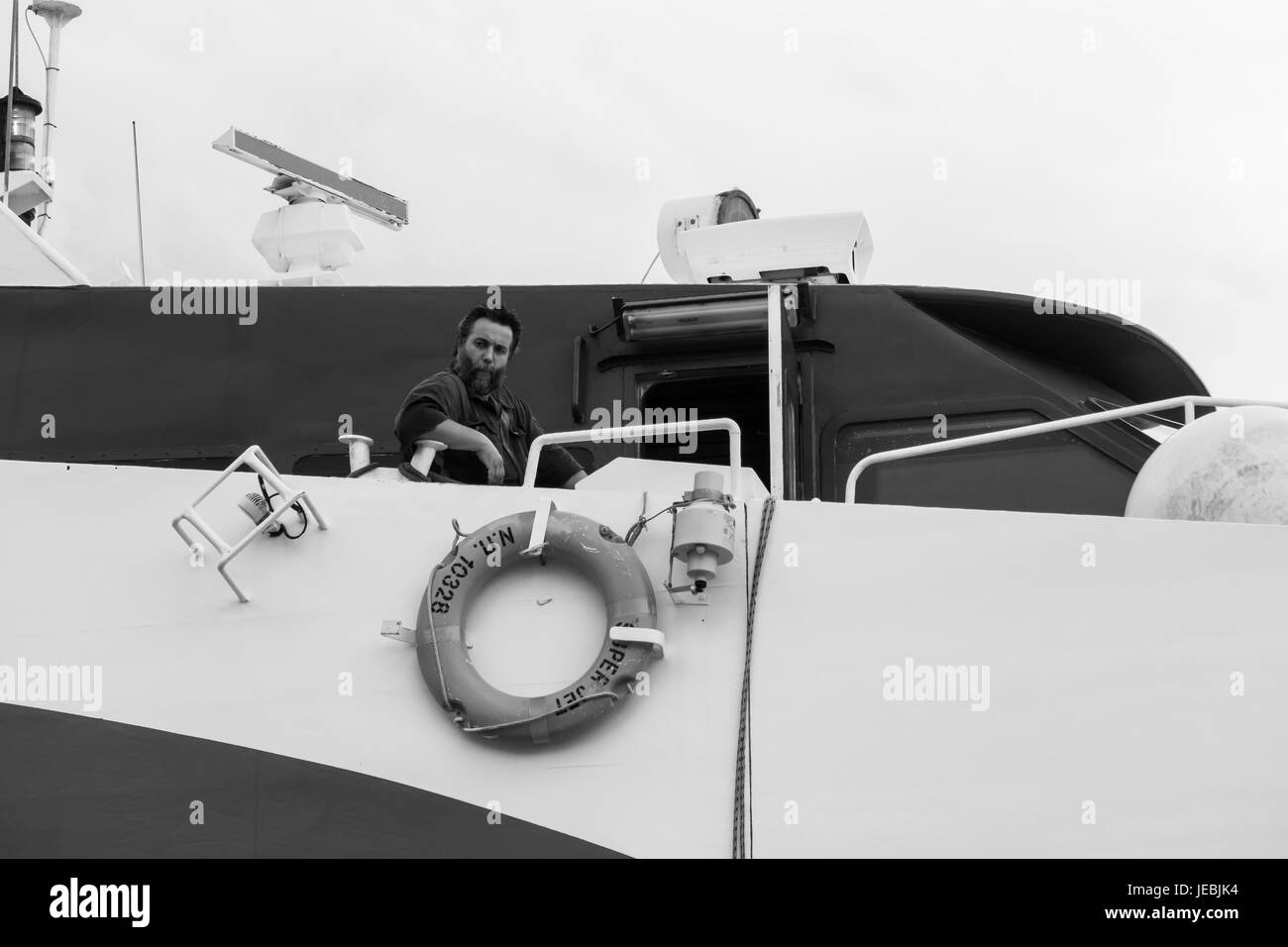 Greek sailor Black and White Stock Photos & Images - Alamy