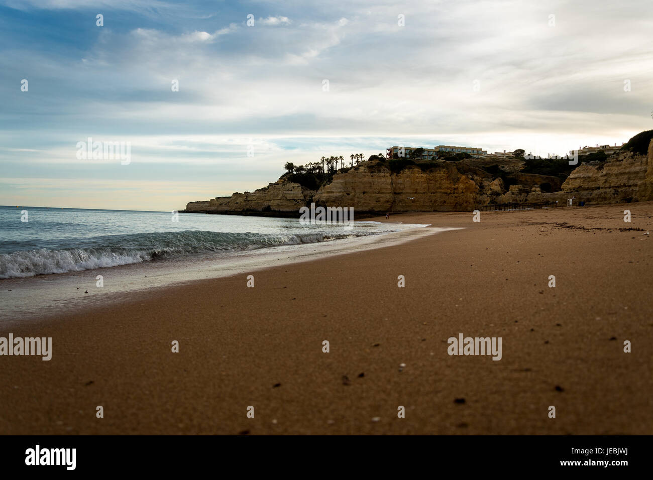 Sunset bath the Beach Stock Photo - Alamy