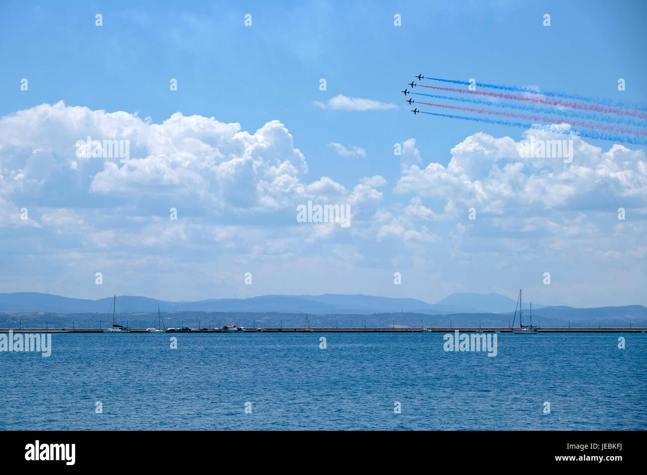 Mach loop red arrows hi-res stock photography and images - Alamy