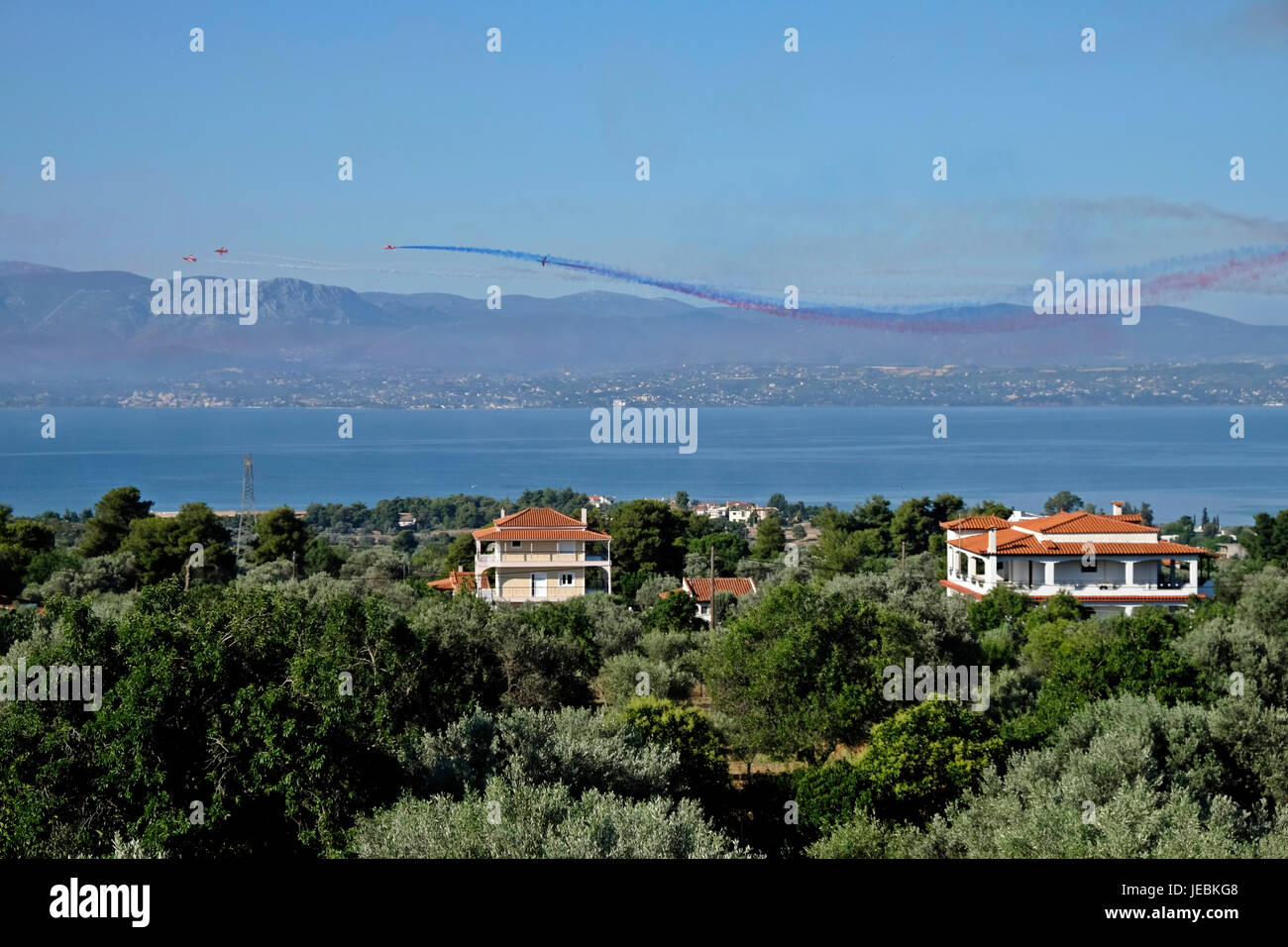 Mach loop red arrows hi-res stock photography and images - Alamy