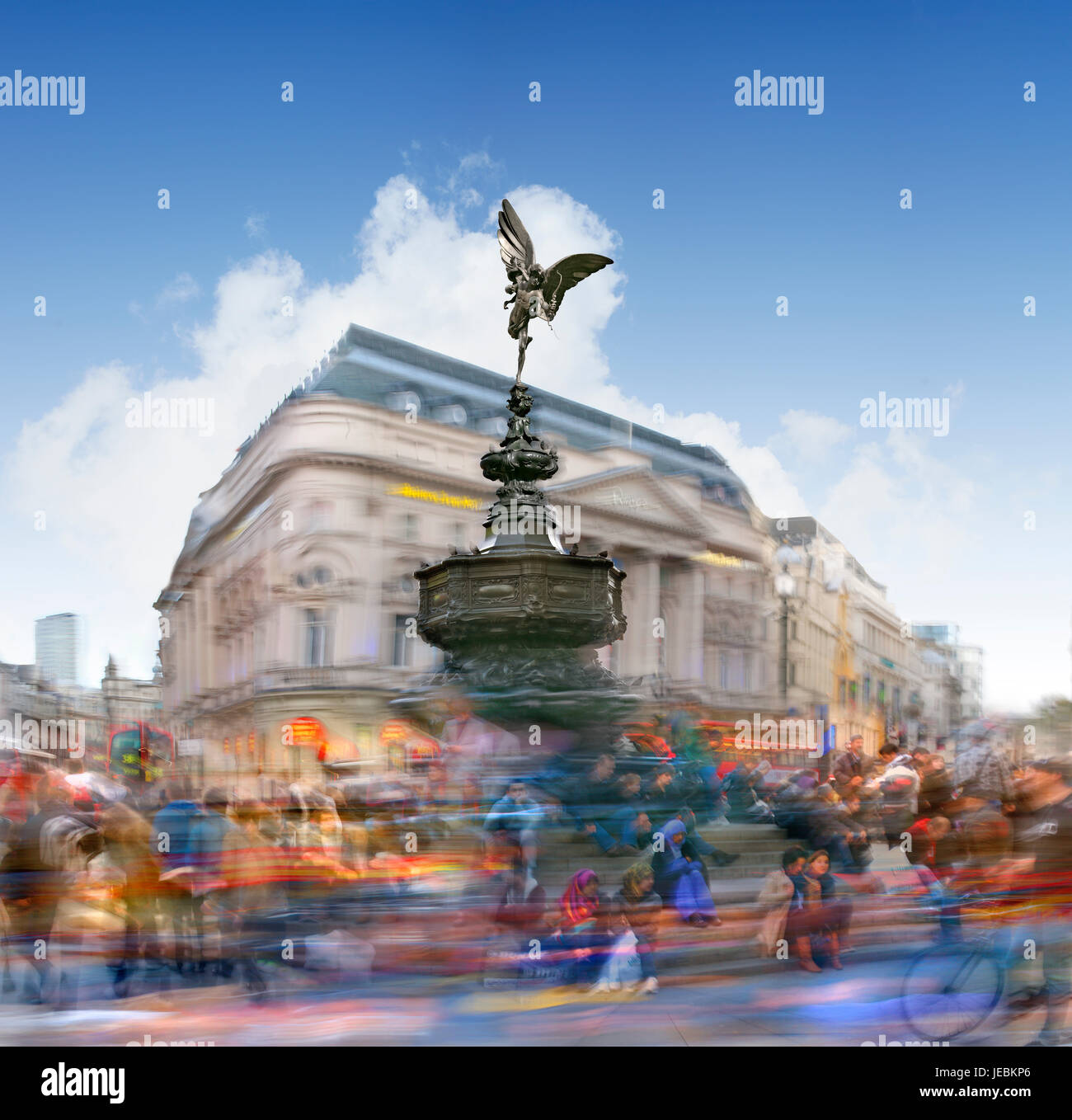 Piccadilly Circus London Panorama High Resolution Stock Photography and ...