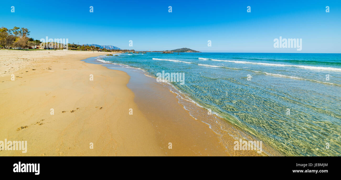 Orrì beach in Tortolì, Sardinia Stock Photo - Alamy