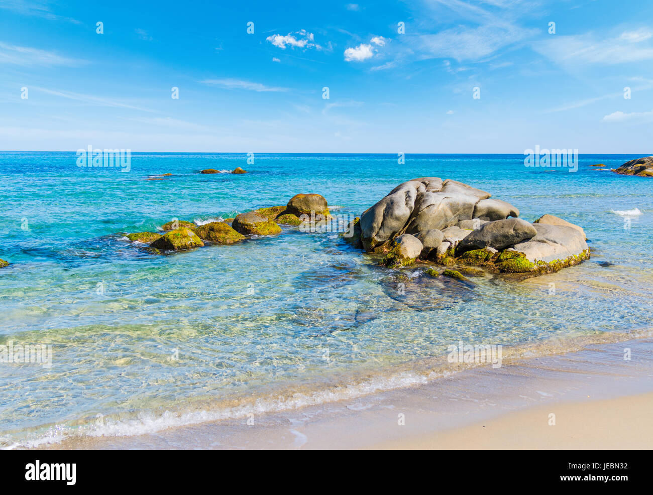 Orrì beach in Tortolì, Sardinia Stock Photo - Alamy