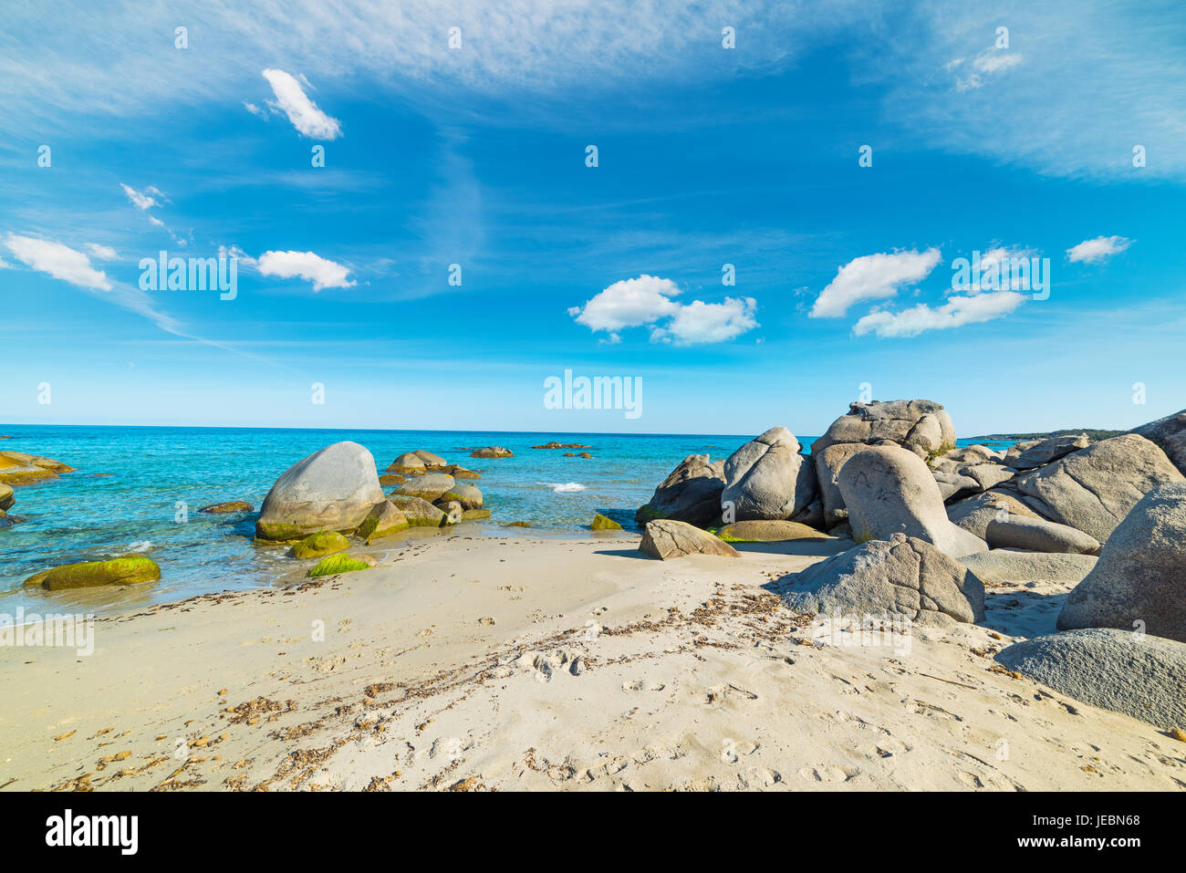 grey rocks in Musculedda beach,Sardinia Stock Photo - Alamy