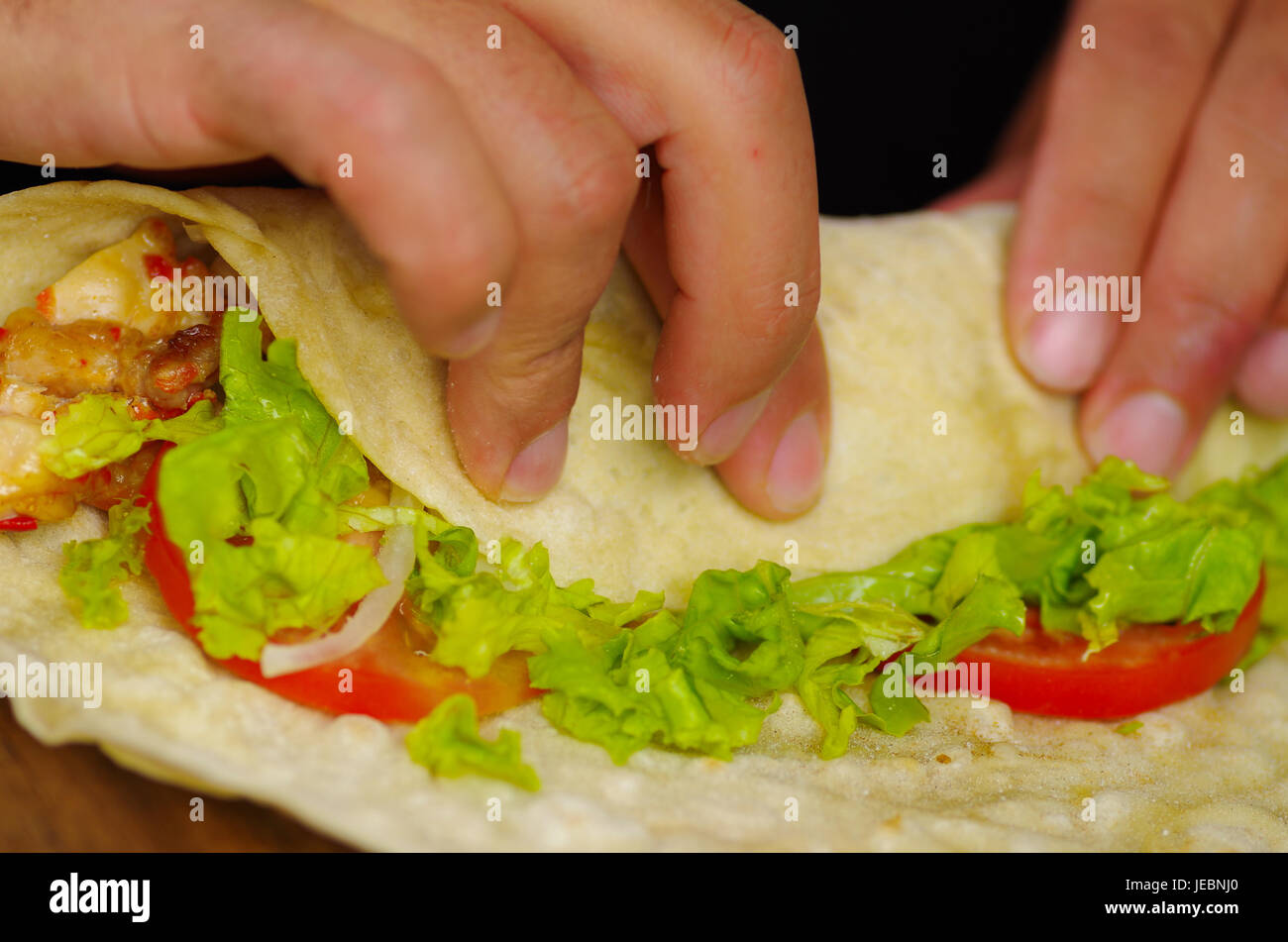Inside shawarma hi-res stock photography and images - Alamy