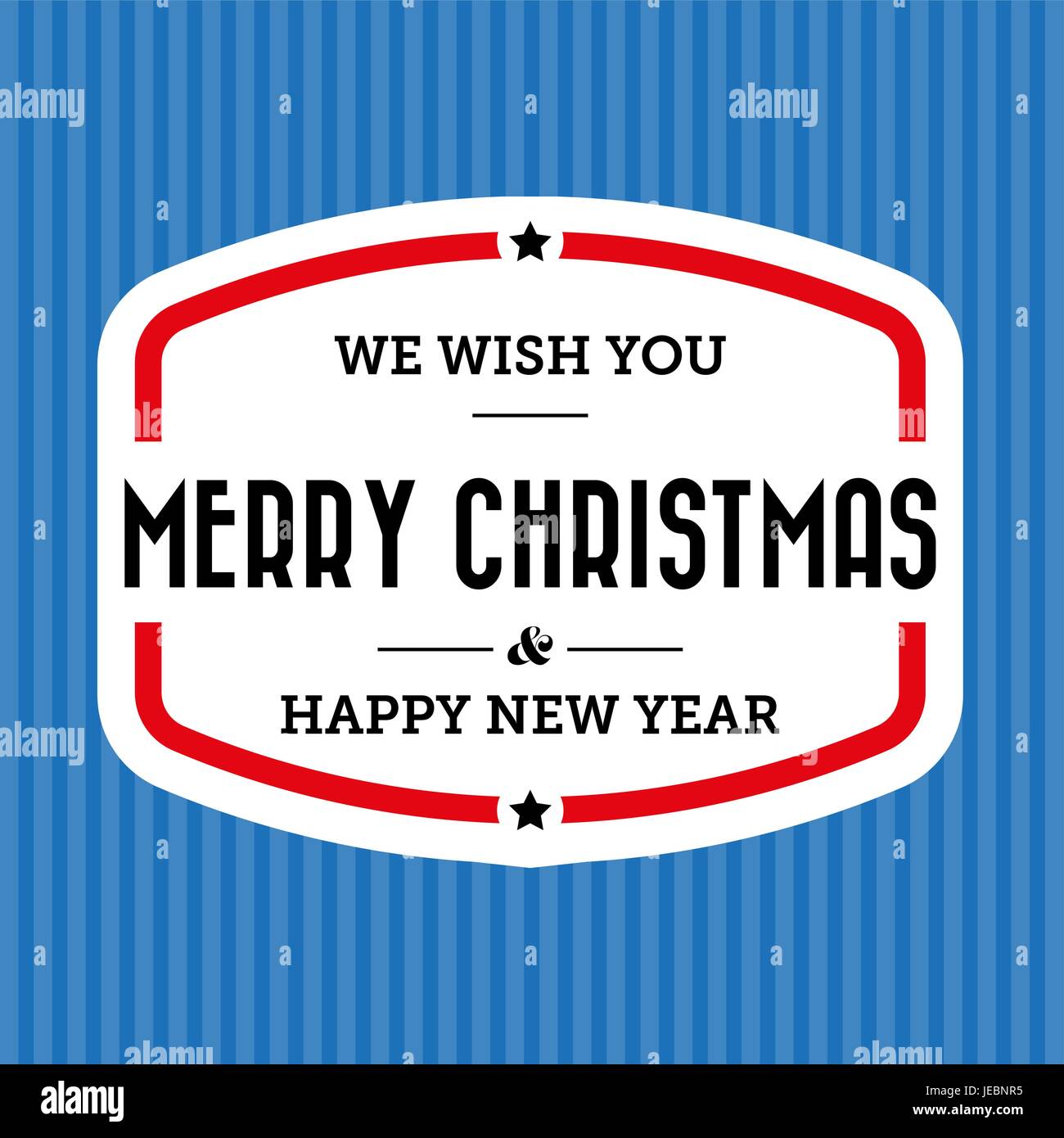 Merry christmas illustration typography Stock Vector Images - Alamy