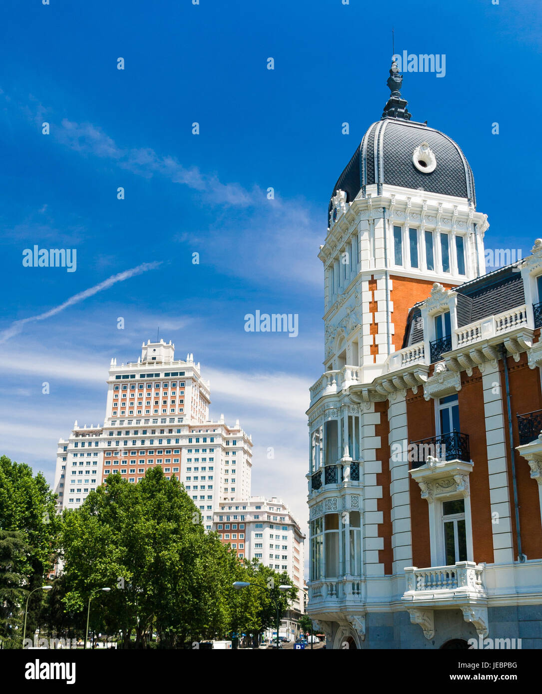 Plaza de Espana (Square of Spain) is a large popular square in central ...