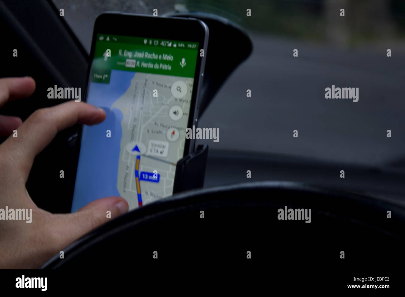 Digital location maps hi-res stock photography and images - Alamy