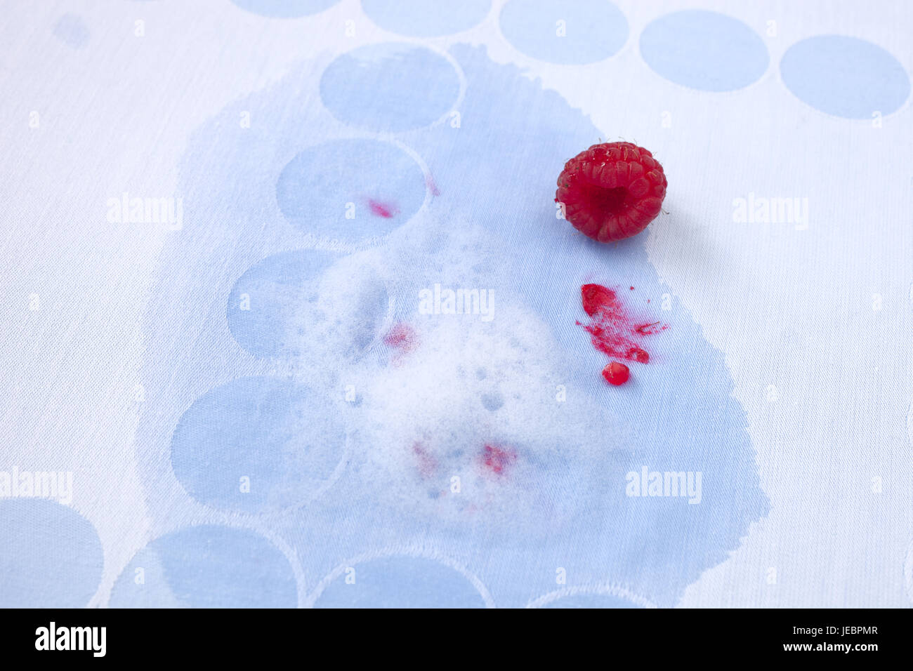 Fruit stains on a tablecloth Stock Photo - Alamy