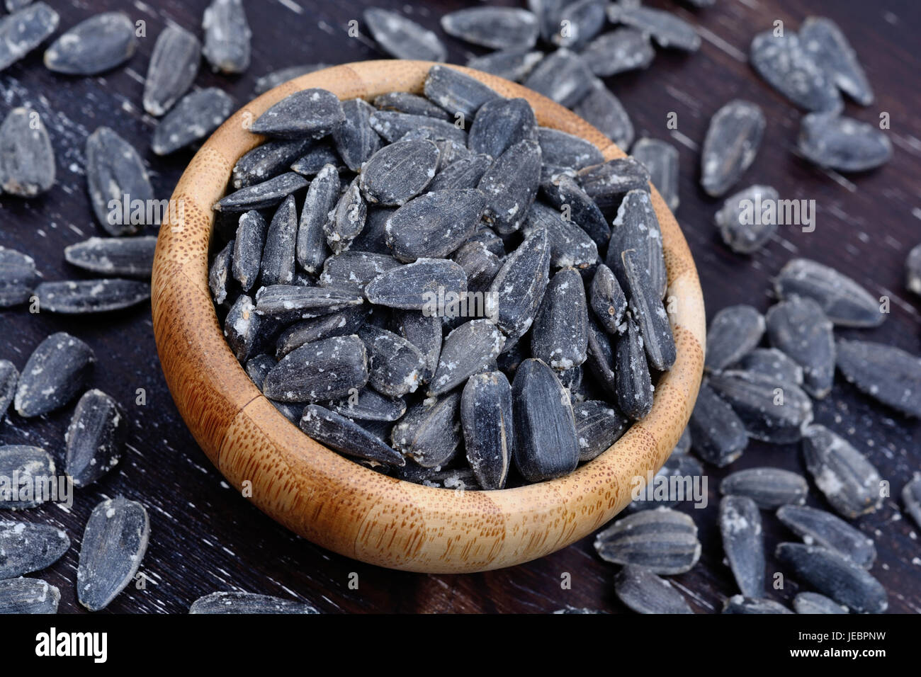 Sunflower seeds in bamboo hi-res stock photography and images - Alamy