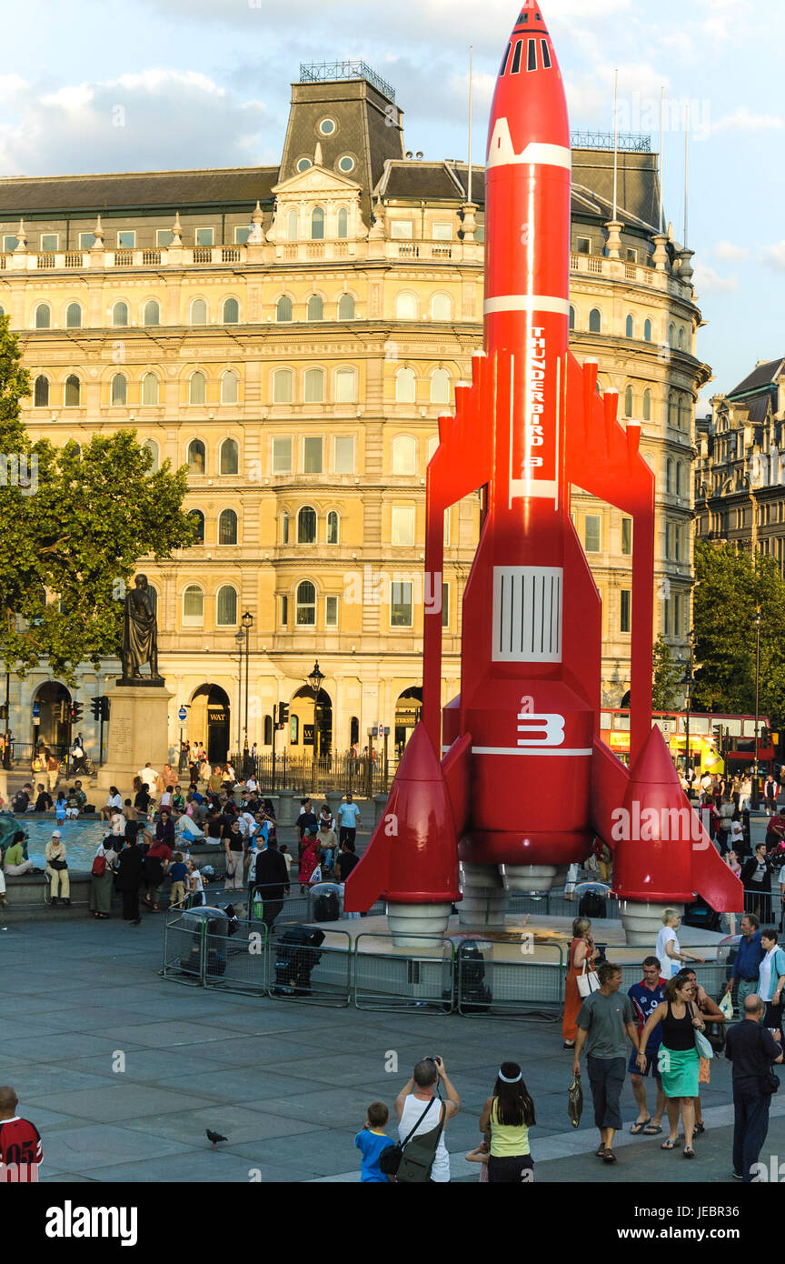 Thunderbird 3 rocket hi-res stock photography and images - Alamy