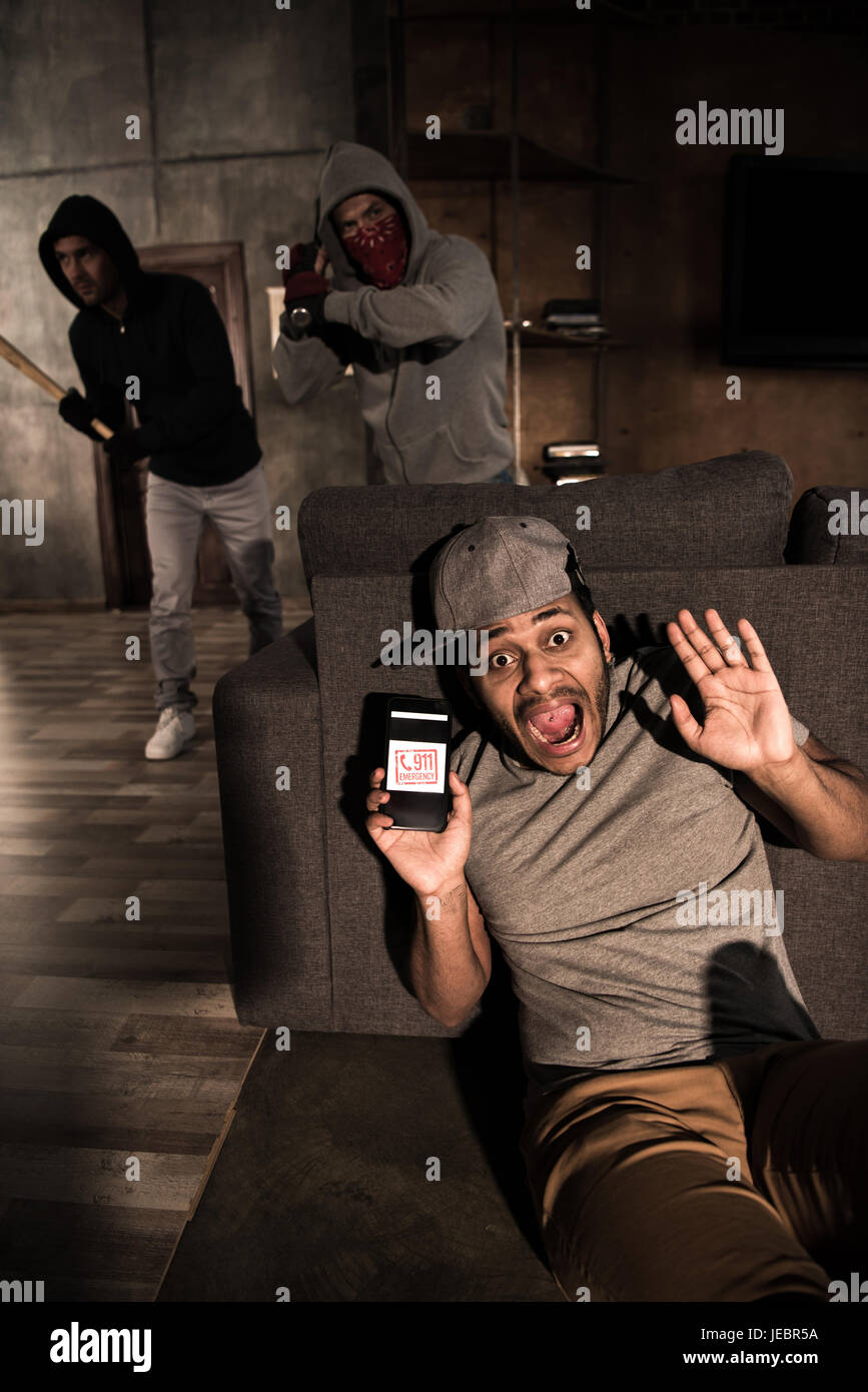 Scared Person Hiding