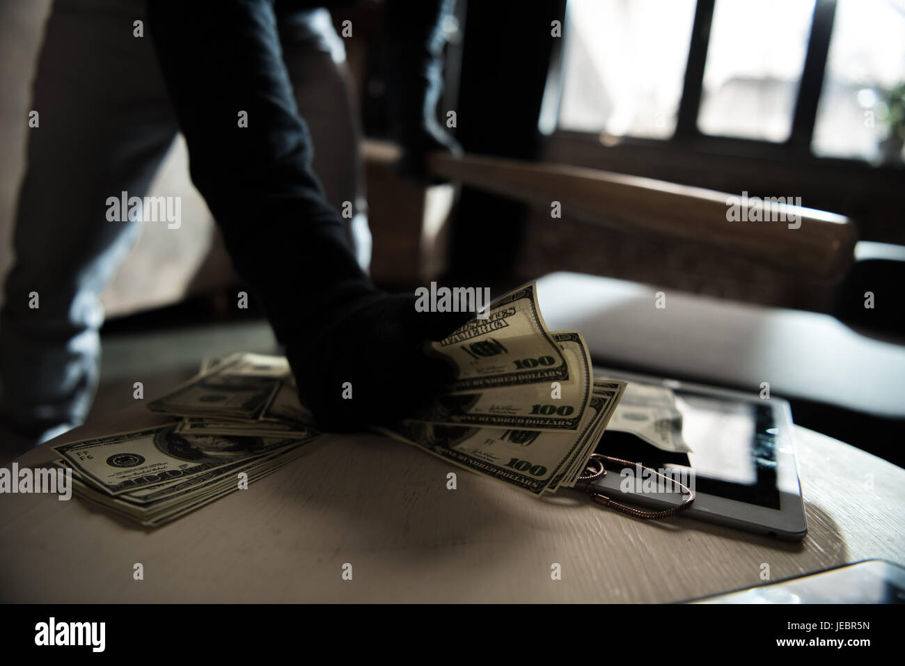 Crime scene burglar hi-res stock photography and images - Alamy