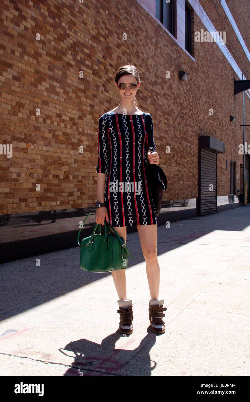 Fashion model Mackenzie Drazan Stock Photo - Alamy