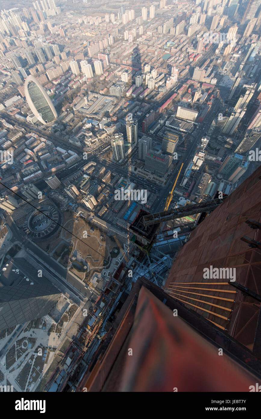 Beijing chinese modern architecture city day exterior hi-res stock ...