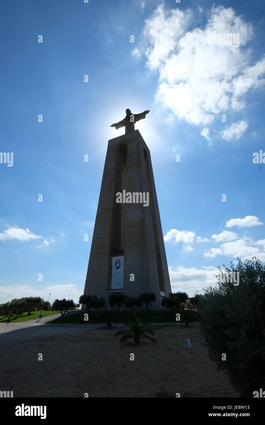 Christ the King Cristo Rei Statue Almada Lisbon Portugal EU Stock Photo ...