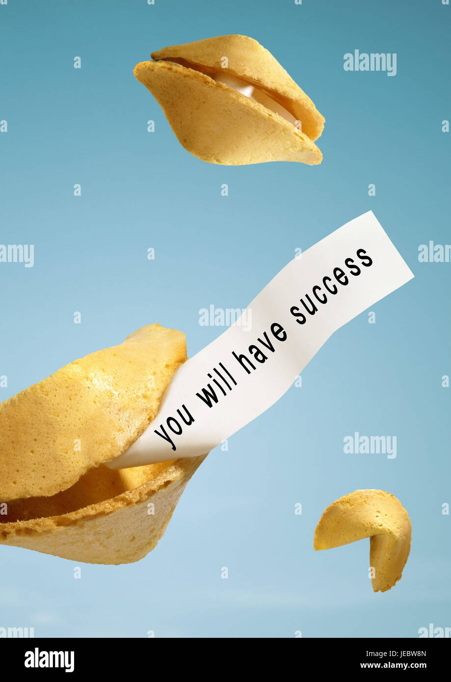 Asian luck biscuits Stock Photo - Alamy