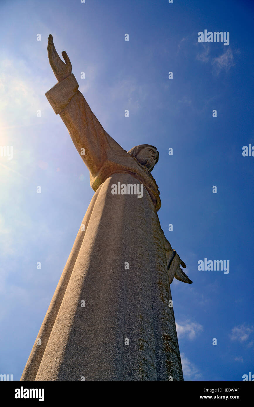 Christ the King Cristo Rei Statue Almada Lisbon Portugal EU Stock Photo ...