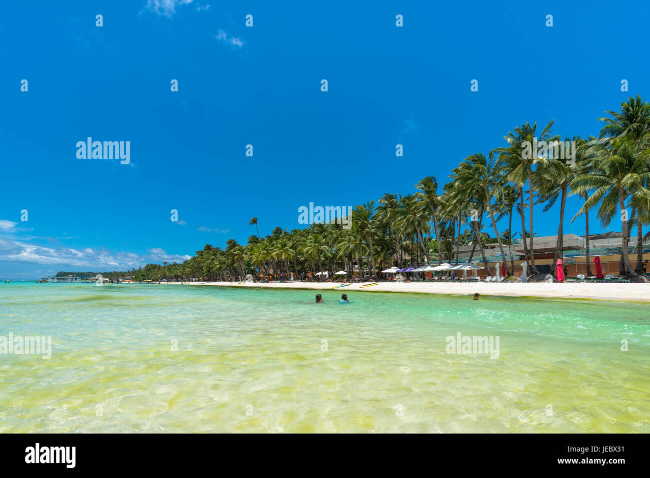 Boracay philippines beach clean hi-res stock photography and images - Alamy