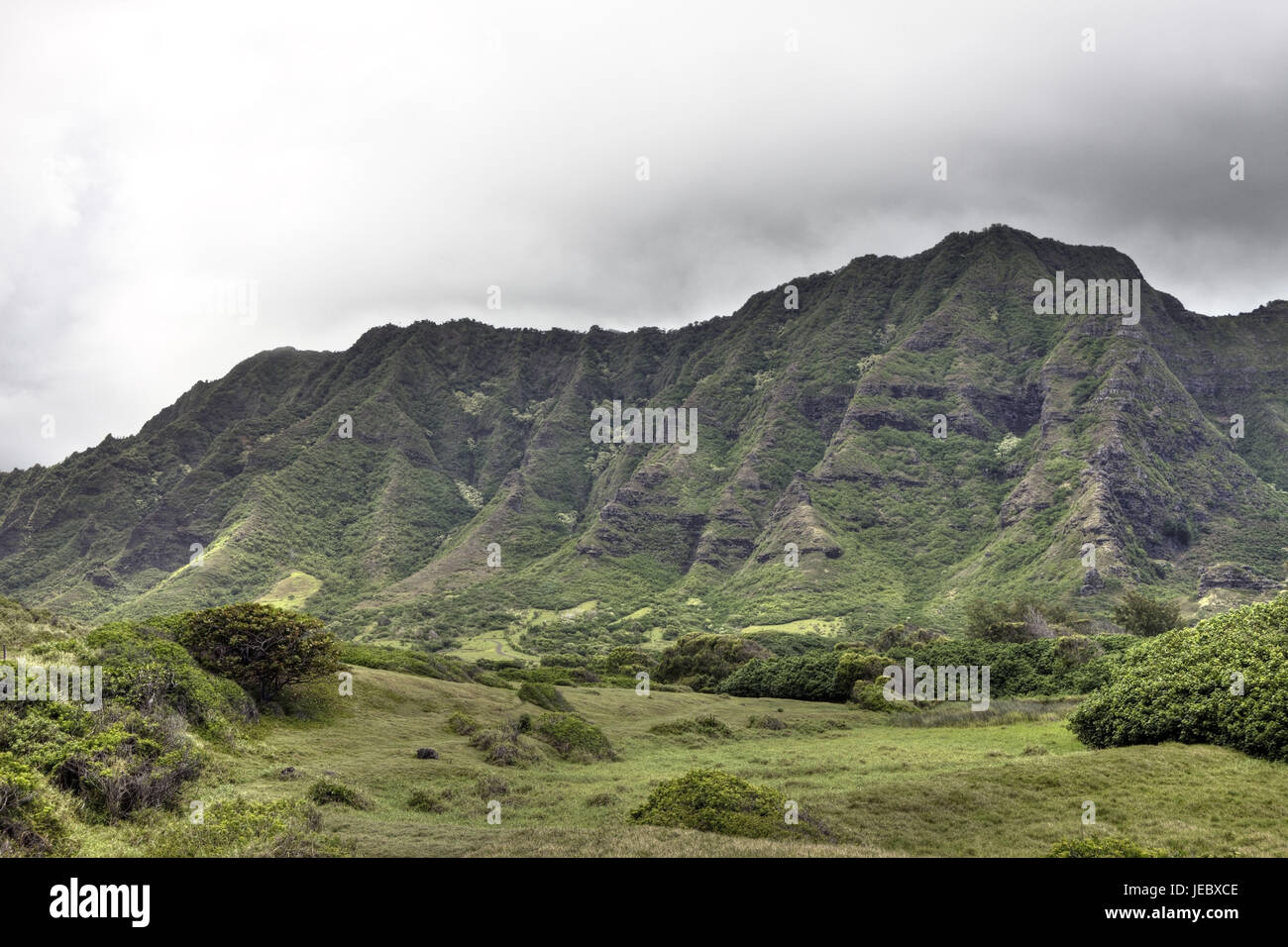 Koolau near cliffs of the kualoa ranch hi-res stock photography and ...