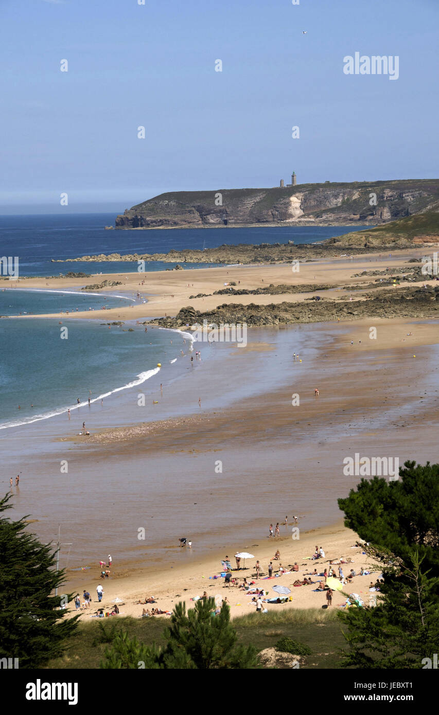 Europe, France, Brittany, Cote D' Emeraude, Cap Frehel, Sables-d'Or les ...
