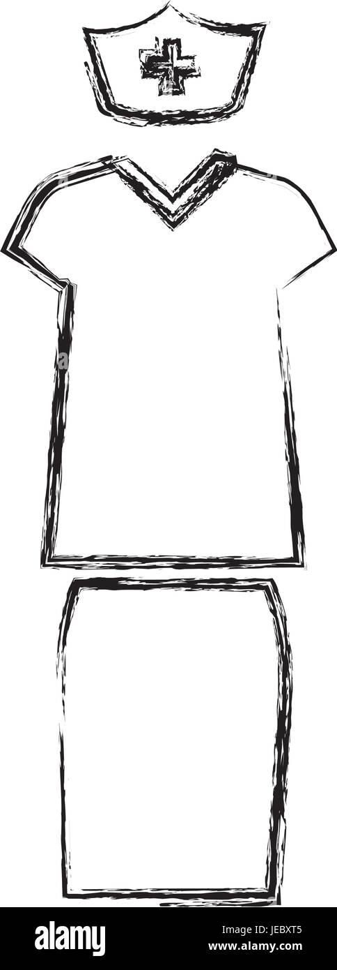 nurse suit isolated icon vector illustration design Stock Vector Image ...