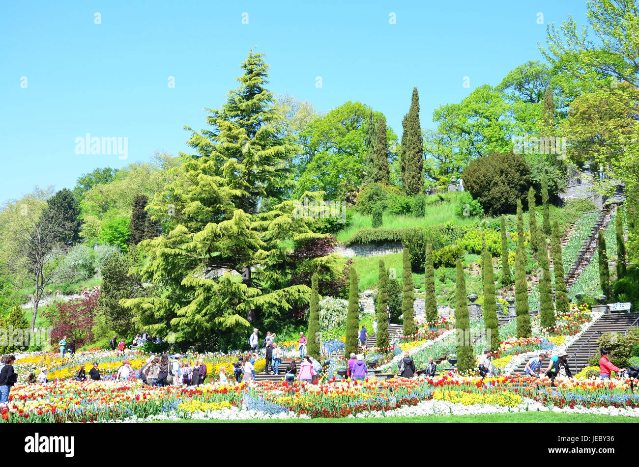 Germany, Baden-Wurttemberg, Lake of Constance, island Mainau, park ...