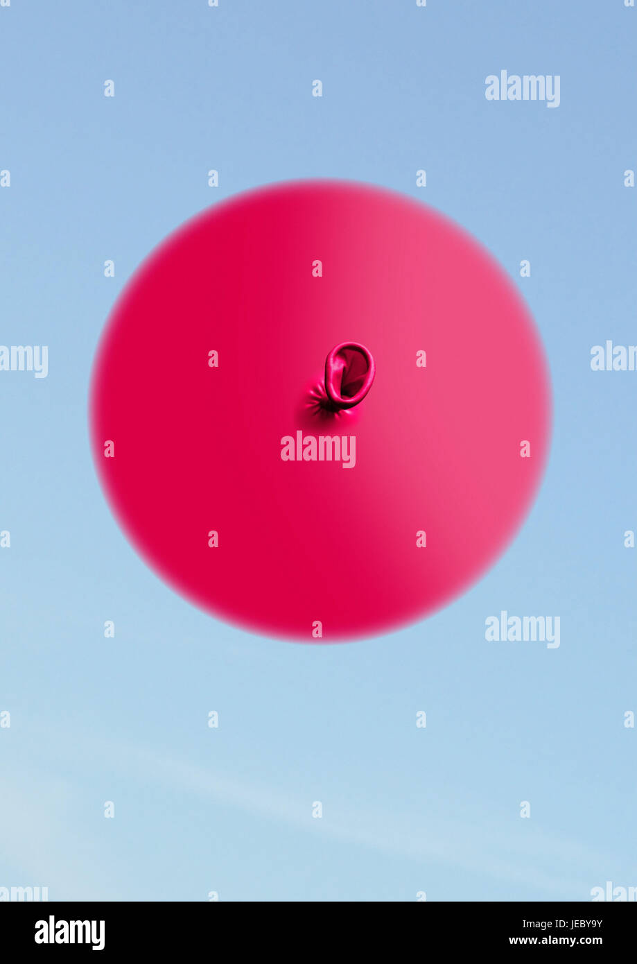 Balloon from below Stock Photo - Alamy