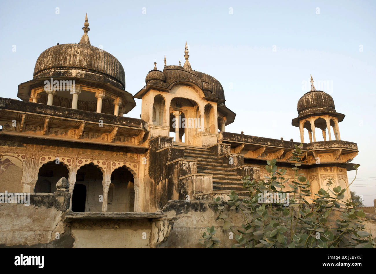India, Rajasthan, region of Shekhawati, Mandawa, Goenka Chatri Stock ...