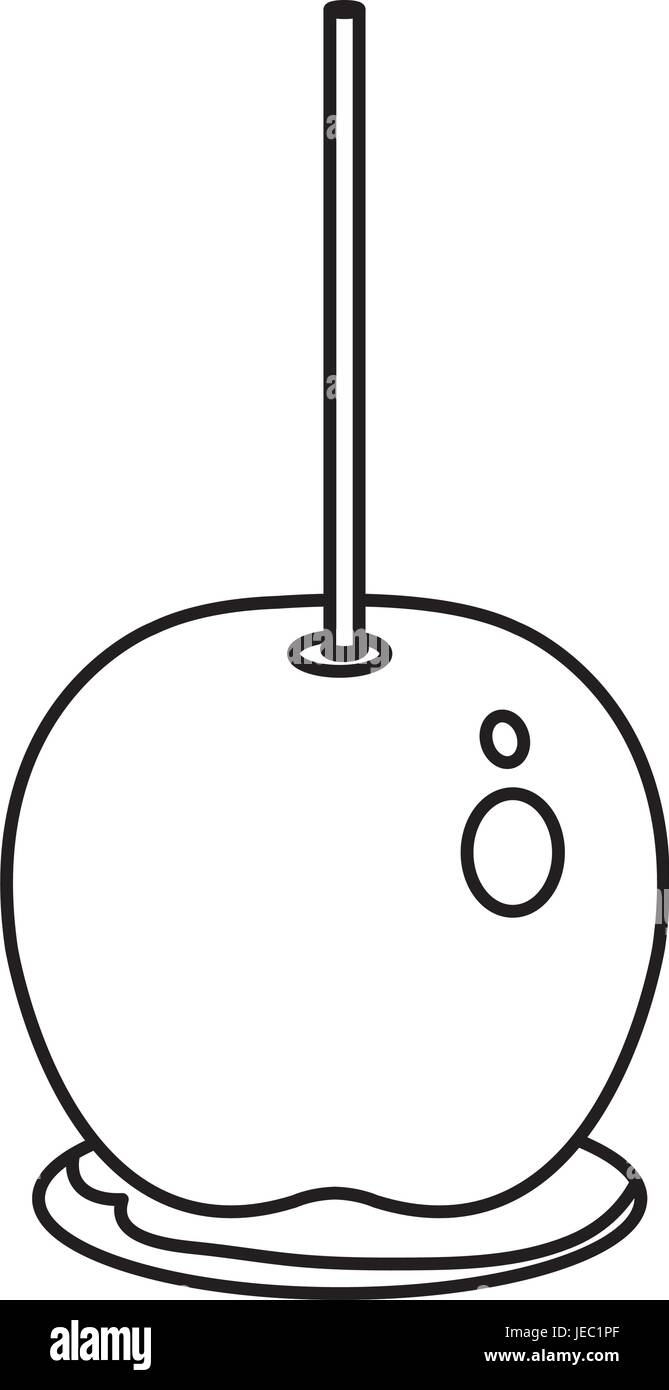 candy apple isolated icon vector illustration design Stock Vector Image ...