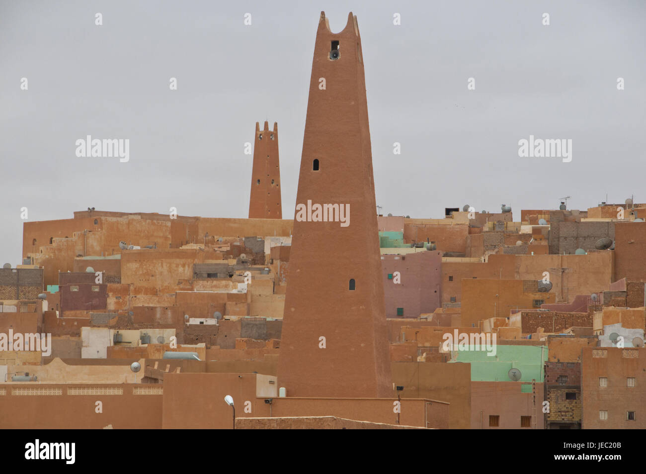 The village el Atteuf in the UNESCO world cultural heritage M'Zab ...